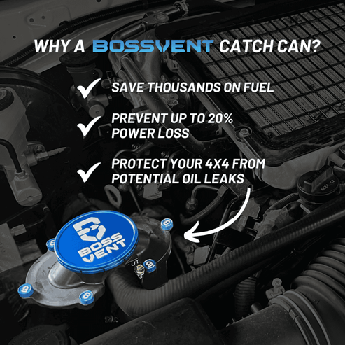 BOSSVENT SUPER MAX Universal 19mm Oil Catch Can Kit – Revolve4x4